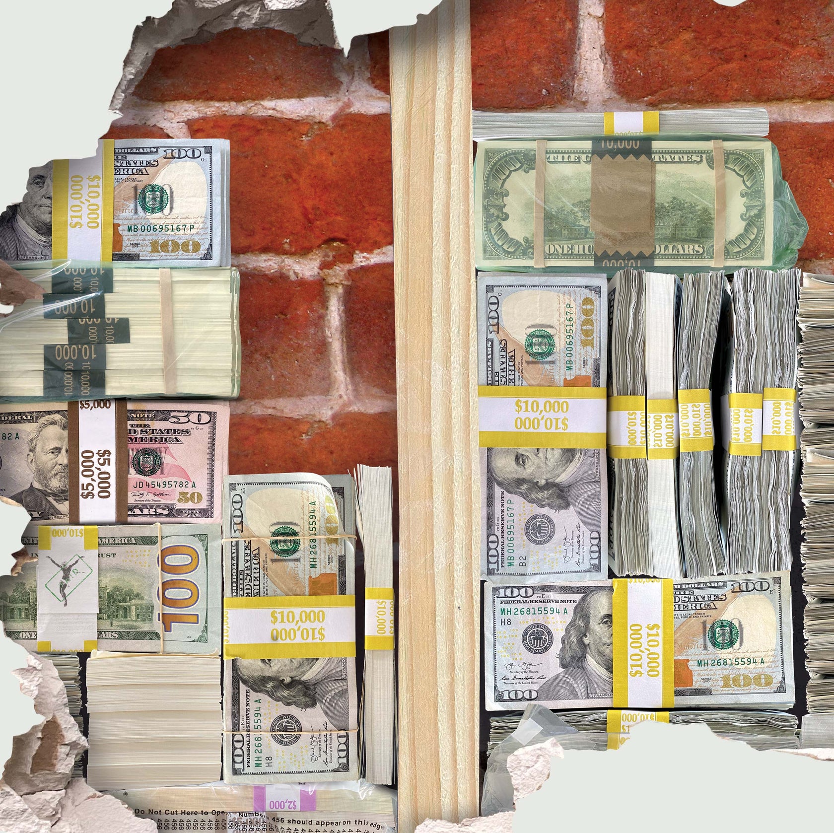 The House is the Safe - Money Stack Narco Wall – casanarco