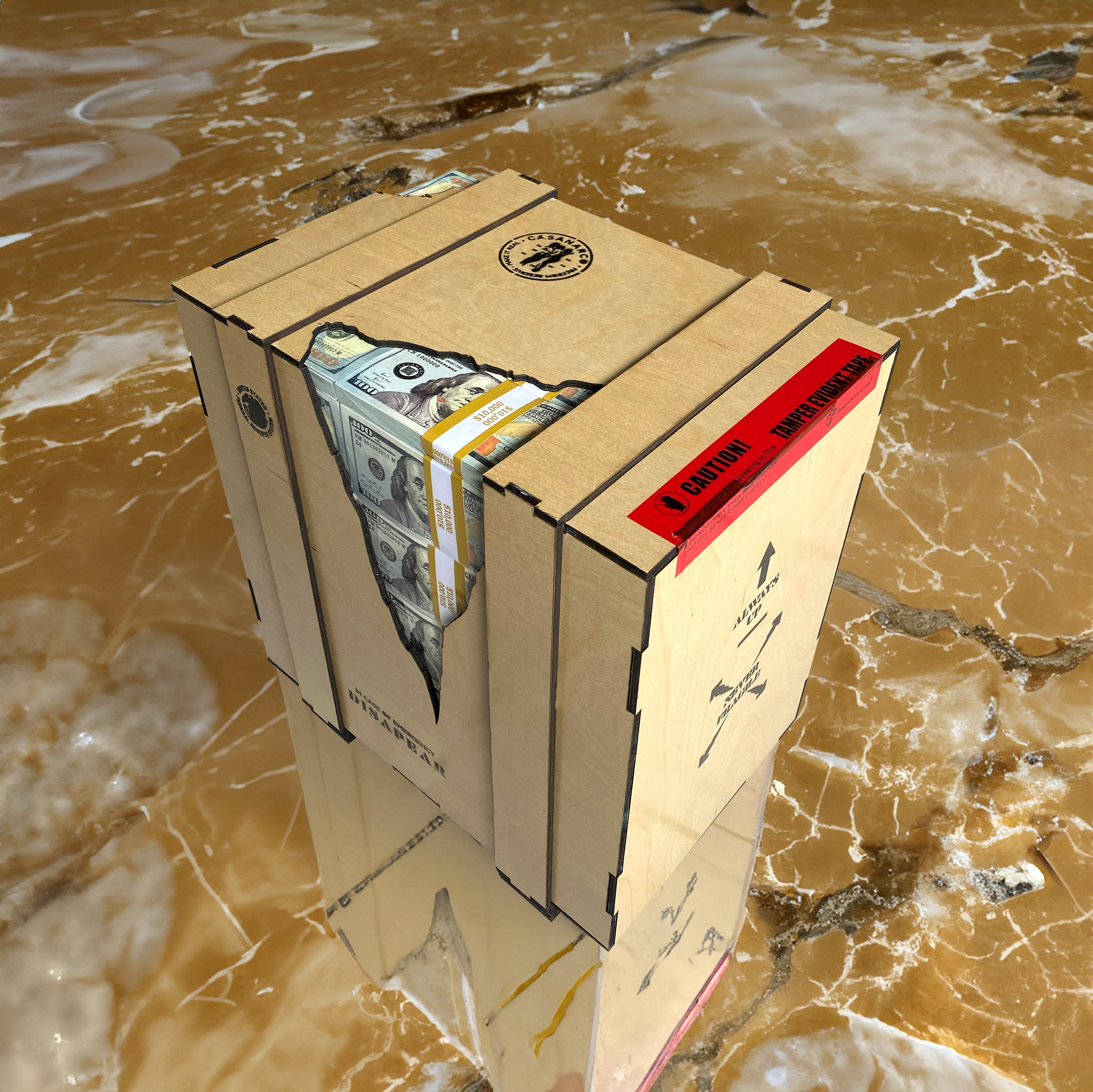 1 Million Self-made Crate Money Stool – casanarco